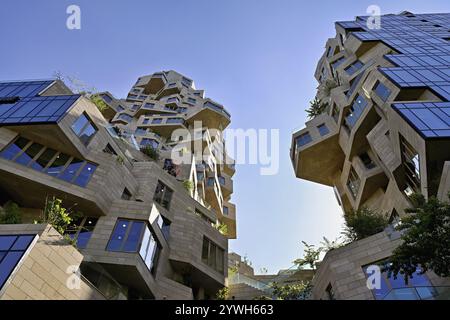 High-rise building The Valley, architects MVRDV, Zuidas financial ...