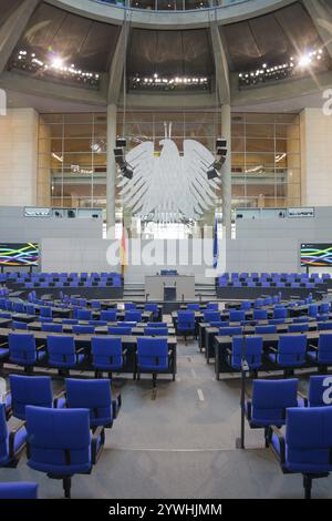 Germany: Plenary chamber of the German national parliament Stock Photo ...