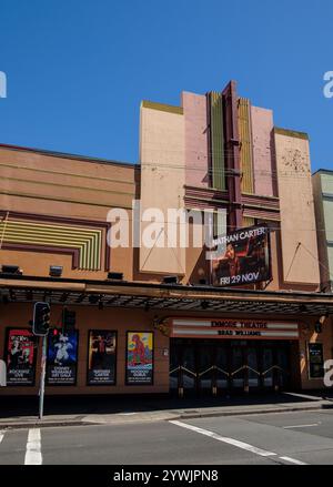 The art deco exterior of the Enmore Theatre, Sydney’s oldest live ...