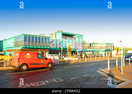 stack restaurants and food court made from ISO shipping containers in ...