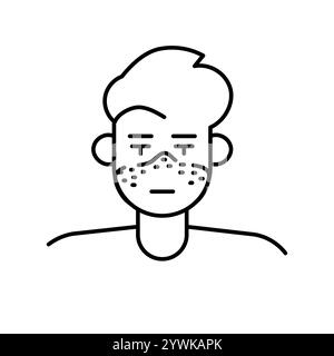 Systemic lupus erythematosus color line icon. Autoimmune diseases ...