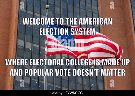 American election system funny meme for social media sharing. Humor ...