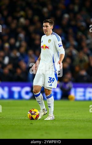 Max Wöber #39 of Leeds United receives treatment during the Emirates FA ...