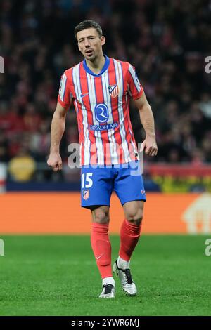 Clement Lenglet of Atletico de Madrid in action during the UEFA Champions League 2024/25 League ...