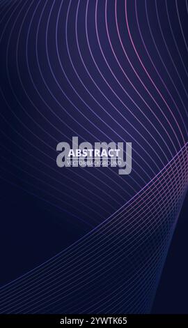 dynamic wavy vertical stripes pattern abstract background design. eps ...