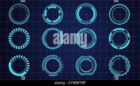 Hud target pointer. Laser crosshair collimator sight, optical aiming ...