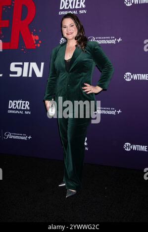 Sarah Kinsey bei der Premiere der Showtime / Paramount Serie Dexter ...