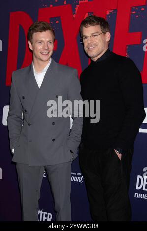 Patrick Gibson und Michael C. Hall bei der Premiere der Showtime ...