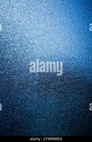 Blue Opaque Glass with an Ice Illusion Effect, Featuring Frosted ...