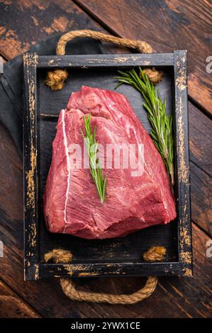 Raw Ostrich meat, fresh Game Meat isolated on white background. top ...