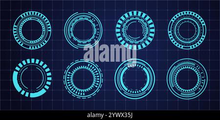 Hud target pointer. Laser crosshair collimator sight, optical aiming ...