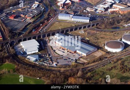 An aerial view of Wolverhampton Science Park, City of Wolverhampton ...