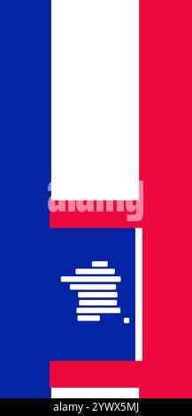 creative background theme France with rounded because simplified ...