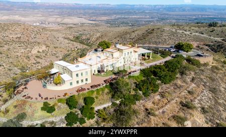Aerial photograph of Jermone State Historic Park and the Douglas ...