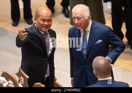 Britain's King Charles III visits Clitheroe Auction Mart, in Clitheroe ...