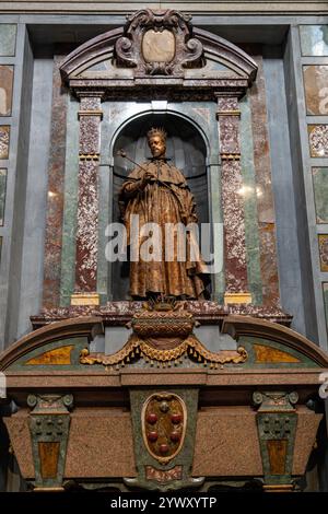 The tomb of Ferdinando I in the Chapel of the Princes in the Medici ...