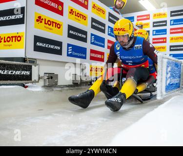 Tobias Wendl, Tobias Arlt (Deutschland), GER, FIL Eberspaecher Rodel Weltcup Altenberg, Rennen ...