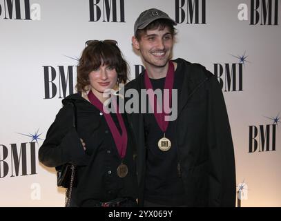 London, UK. Blush Davis and Chris James at the 2024 BMI Awards. The ...