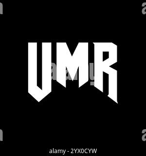 UMR letter logo design for technology company. UMR logo design black ...