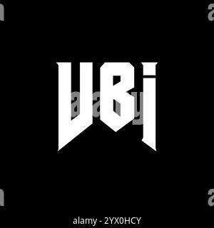 VBI letter logo design for technology company. VBI logo design black ...