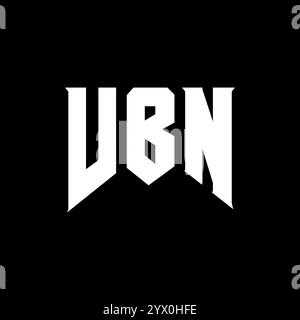 VBN letter logo design for technology company. VBN logo design black ...