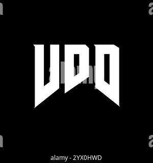 VDD letter logo design for technology company. VDD logo design black ...