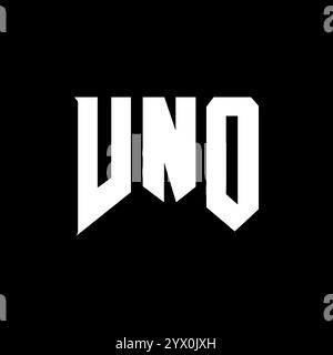 VNO letter logo design for technology company. VNO logo design black ...