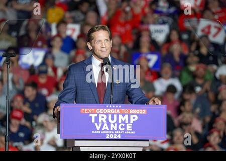 Rep. Rich McCormick (R-Ga.) speaks with reporters as he departs a ...