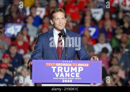 Rep. Rich McCormick (R-Ga.) speaks with reporters as he departs a ...