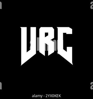 VRC letter logo design for technology company. VRC logo design black ...