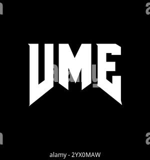 VME letter logo design for technology company. VME logo design black ...