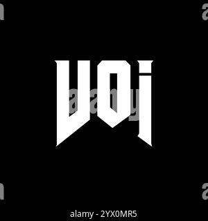 VOI letter logo design for technology company. VOI logo design black ...