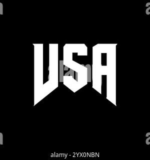 VSA letter logo design for technology company. VSA logo design black ...