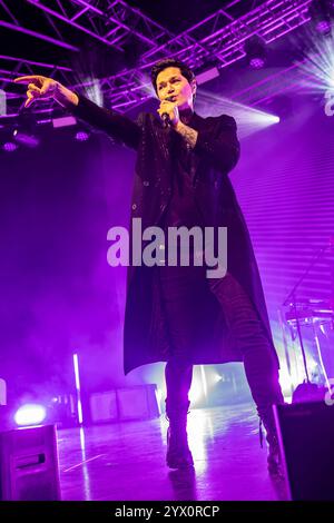 Milan Italy. 11th dec 2024. The Irish band THE SCRIPT performs live on ...