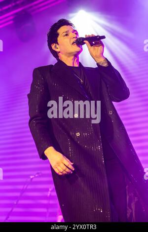 Milan Italy. 11th dec 2024. The Irish band THE SCRIPT performs live on ...