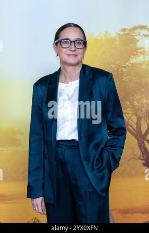 Helene Etzi attends the Mufasa Premiere at the Pathe Palace Cinema in ...