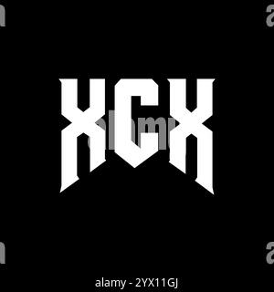 XCX letter logo design for technology company. XCX logo design black ...