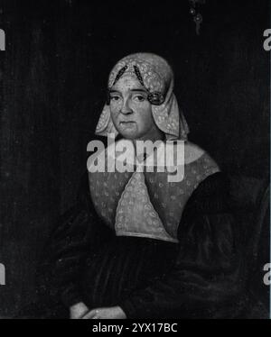 Portret van Maria Louisa Romar 1844 by Cornelis Wester Stock Photo - Alamy