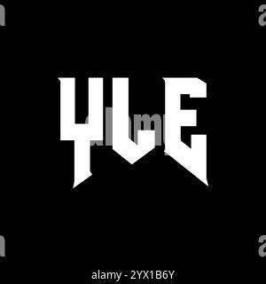 YLE letter logo design for technology company. YLE logo design black ...