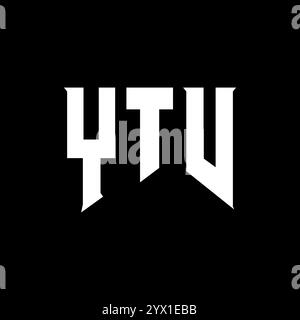 YTV letter logo design for technology company. YTV logo design black ...