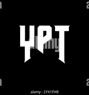 YPT letter logo design for technology company. YPT logo design black ...