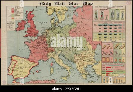 Daily Mail War Map Stock Photo - Alamy