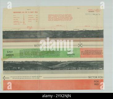 D-Day Sectors Chart Stock Photo - Alamy