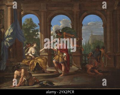 Filippo Lauri - Pietro da Cortona, Odysseus og Kirke Stock Photo - Alamy
