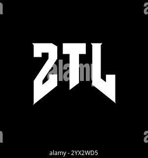 ZTL letter logo design for technology company. ZTL logo design black ...