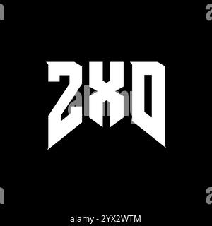 ZXD letter logo design for technology company. ZXD logo design black ...