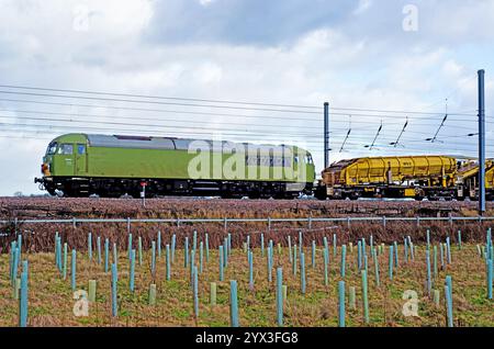Class 69009 on Decoy to Tyne Yard, Shipton by Beningbrough, North ...