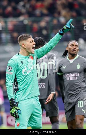 December 11 2024 Milan sport, soccer - Ac Milan - Stella Rossa Uefa ...