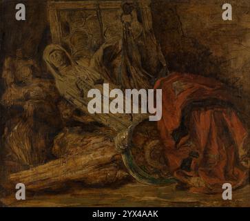 Still Life with Sculpture by Willem Linnig Junior Stock Photo - Alamy