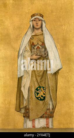 Judith Wife of Baldwin I of Flanders (1889) by Albrecht De Vriendt ...